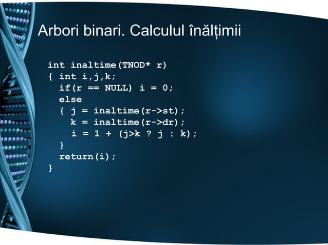 arbori binari | PPT