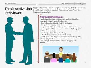 Assertive Roles at Work | PPT
