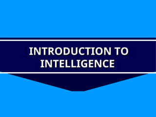 Module 09 - Basic Intellige.ppt ROTC students | PPT