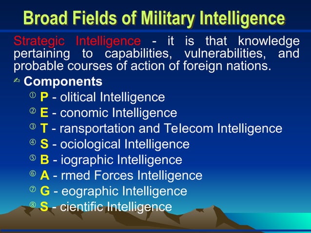 Module 09 - Basic Intellige.ppt ROTC students | PPT