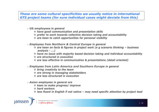 Managing international teams - Prof. Dr. Smaranda Boros | PDF