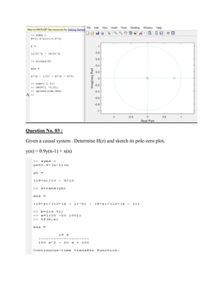 09 bsc-17 dsp lab 10-1 | PDF