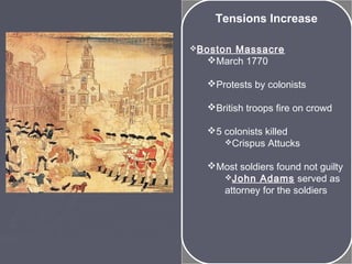 Causes of the American Revolution | PPT