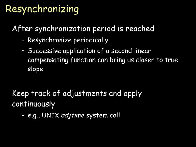 Clock Synchronization (Distributed computing) | PPT