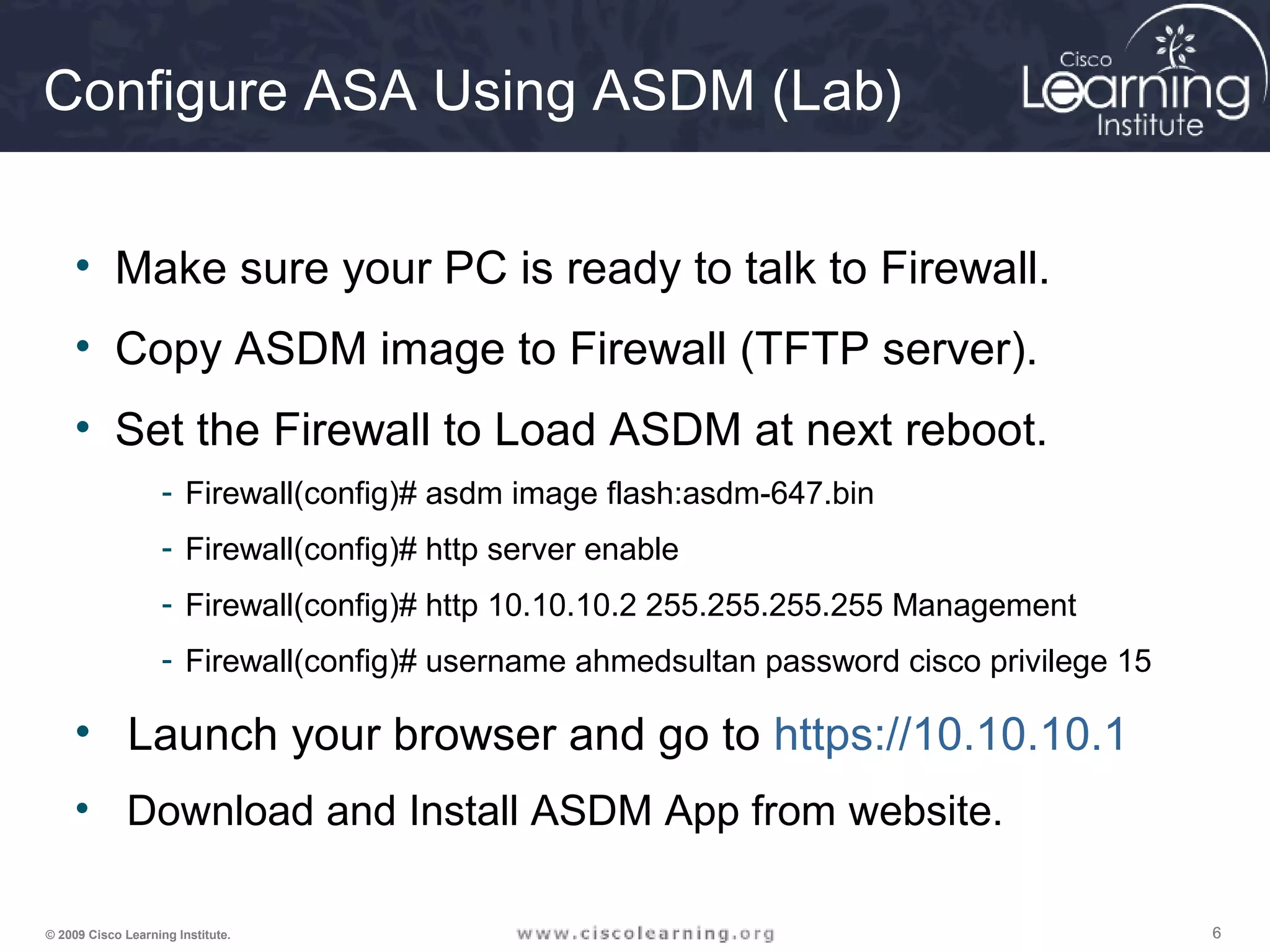 CCNA Security 010-configuring cisco asa | PPT