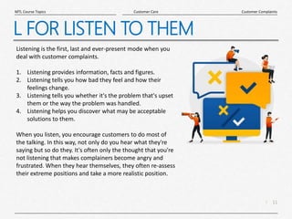 Customer Complaints | PPTX