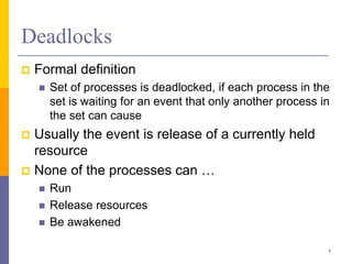 Deadlocks | PPTX