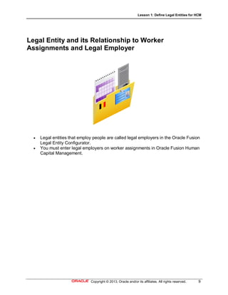 09 define legal entities for hcm | PDF