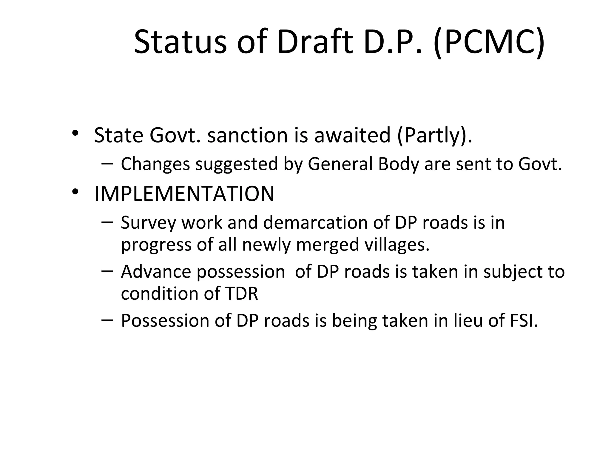 09. Development Plan For Pcmc | PPT