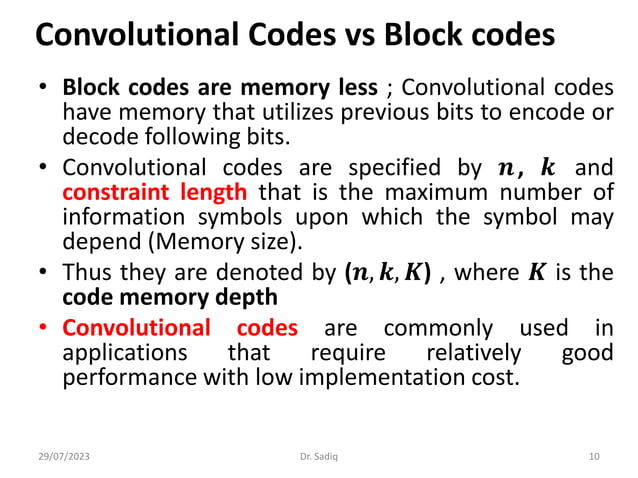 09-Digital Communication_Channel_Coding.pptx | Programming Languages | Computing