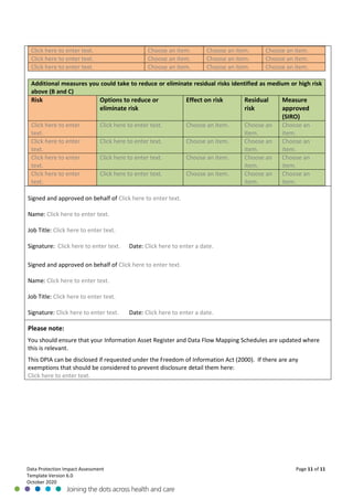 DPIA-Data Protection Impact Assessment for Companies | PDF