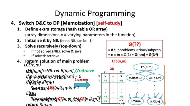 Annotaed slides for dynamic programming algorithm | PPTX Annotaed slides for dynamic programming algorithm | PPTX