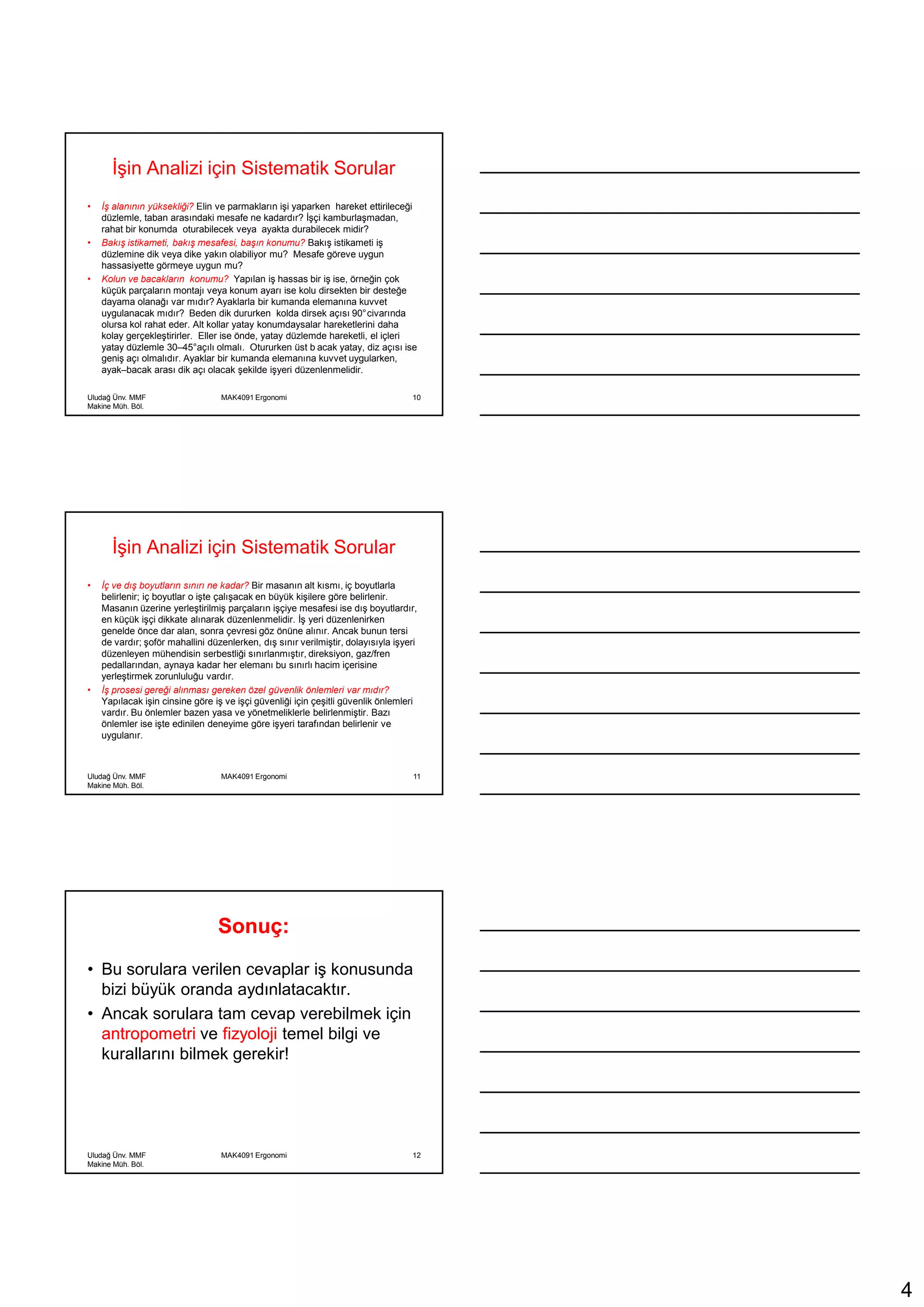 09 ergonomikisyeri duzenleme | PDF