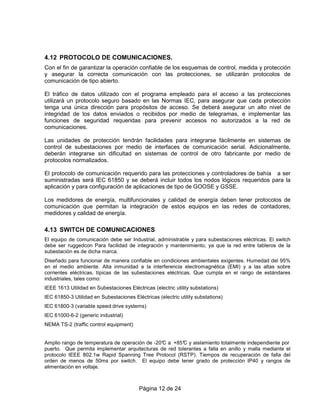 especificaciones tecnicas de tableros de control | PDF