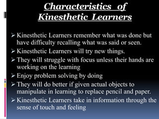 Learning Style | PPTX | Education