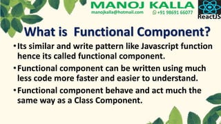 what is functional component | PPTX