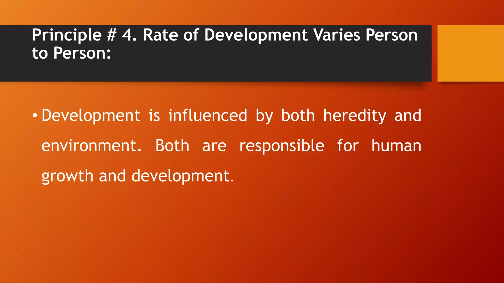 Principles of Human Development | PPTX