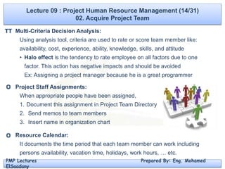 PMP Preparation - 09 Human Resource Management | PPT