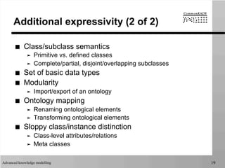 Advanced knowledge modelling | PDF