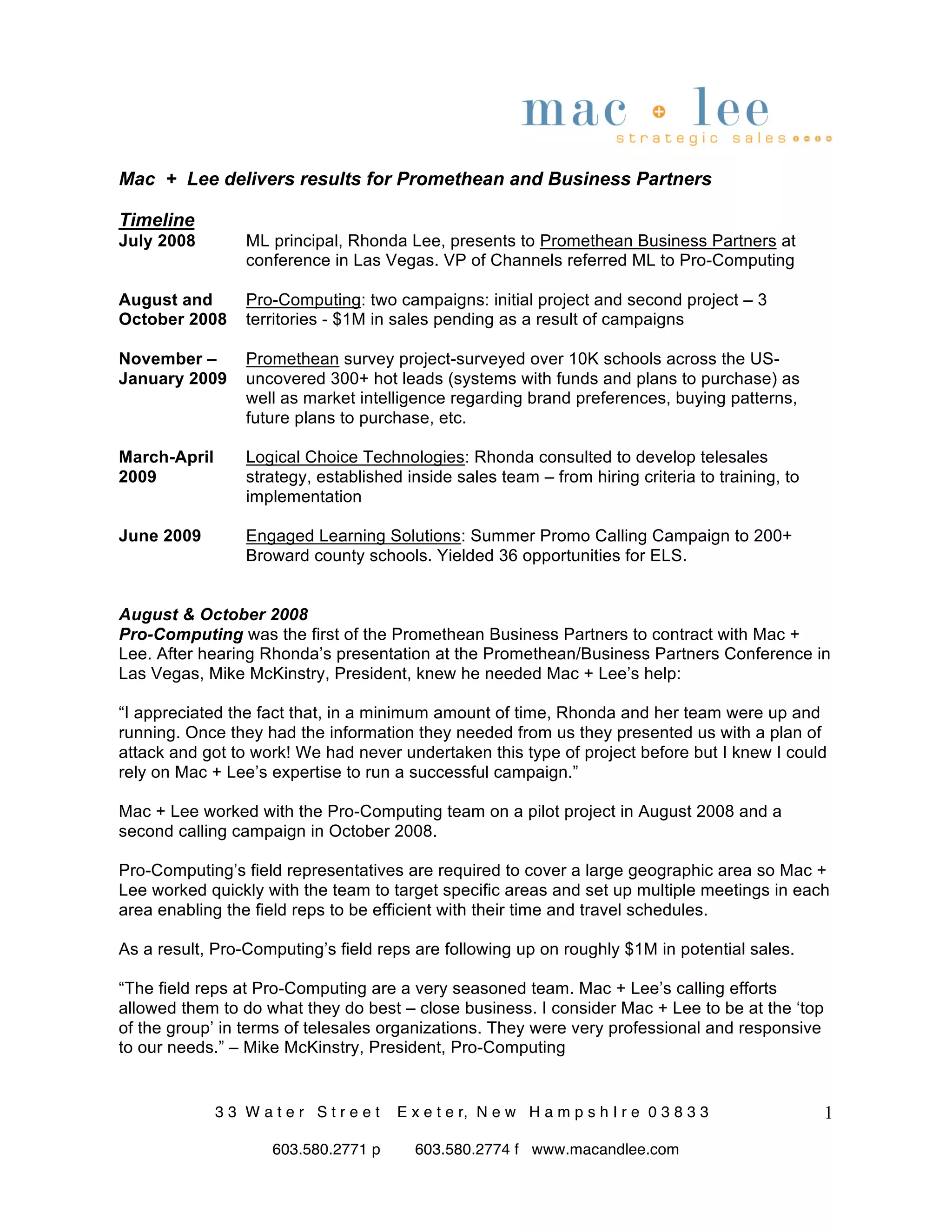 Promethean Case Study | PDF