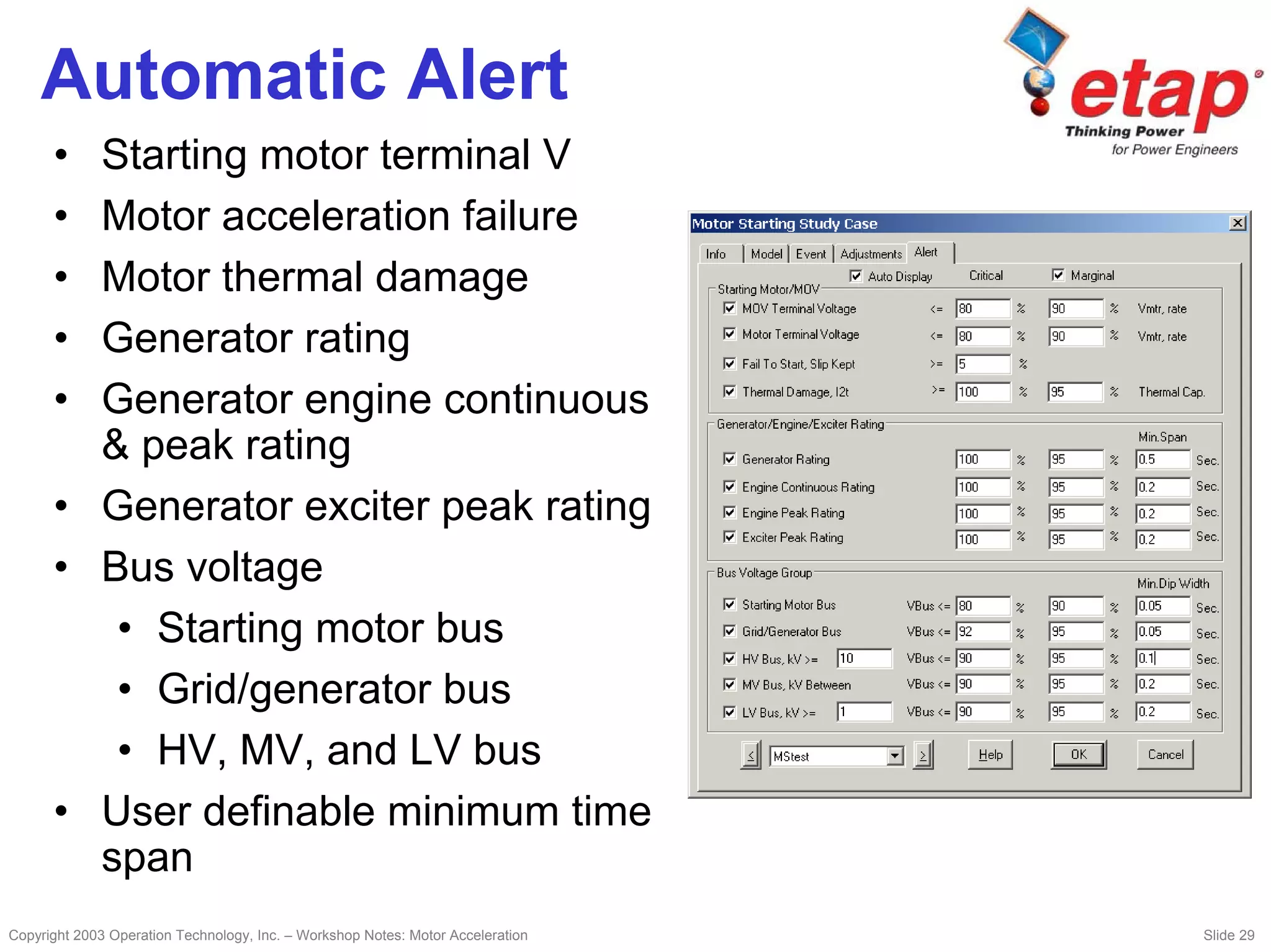 ETAP - 09 motor-acceleration | PDF