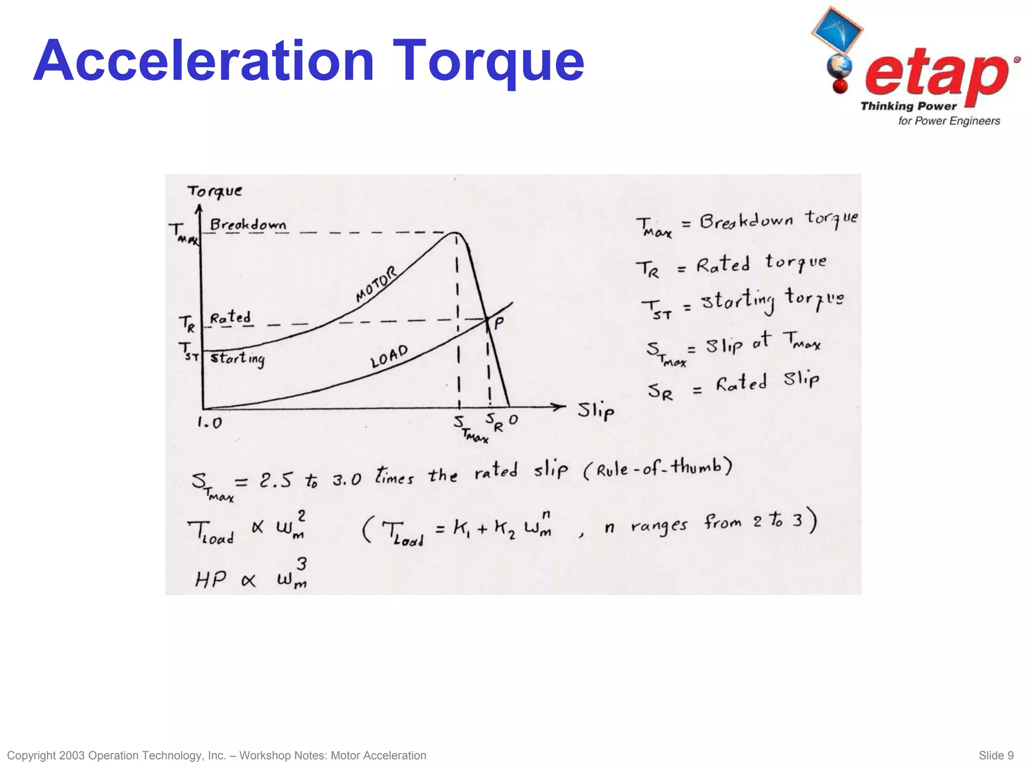 ETAP - 09 motor-acceleration | PPT