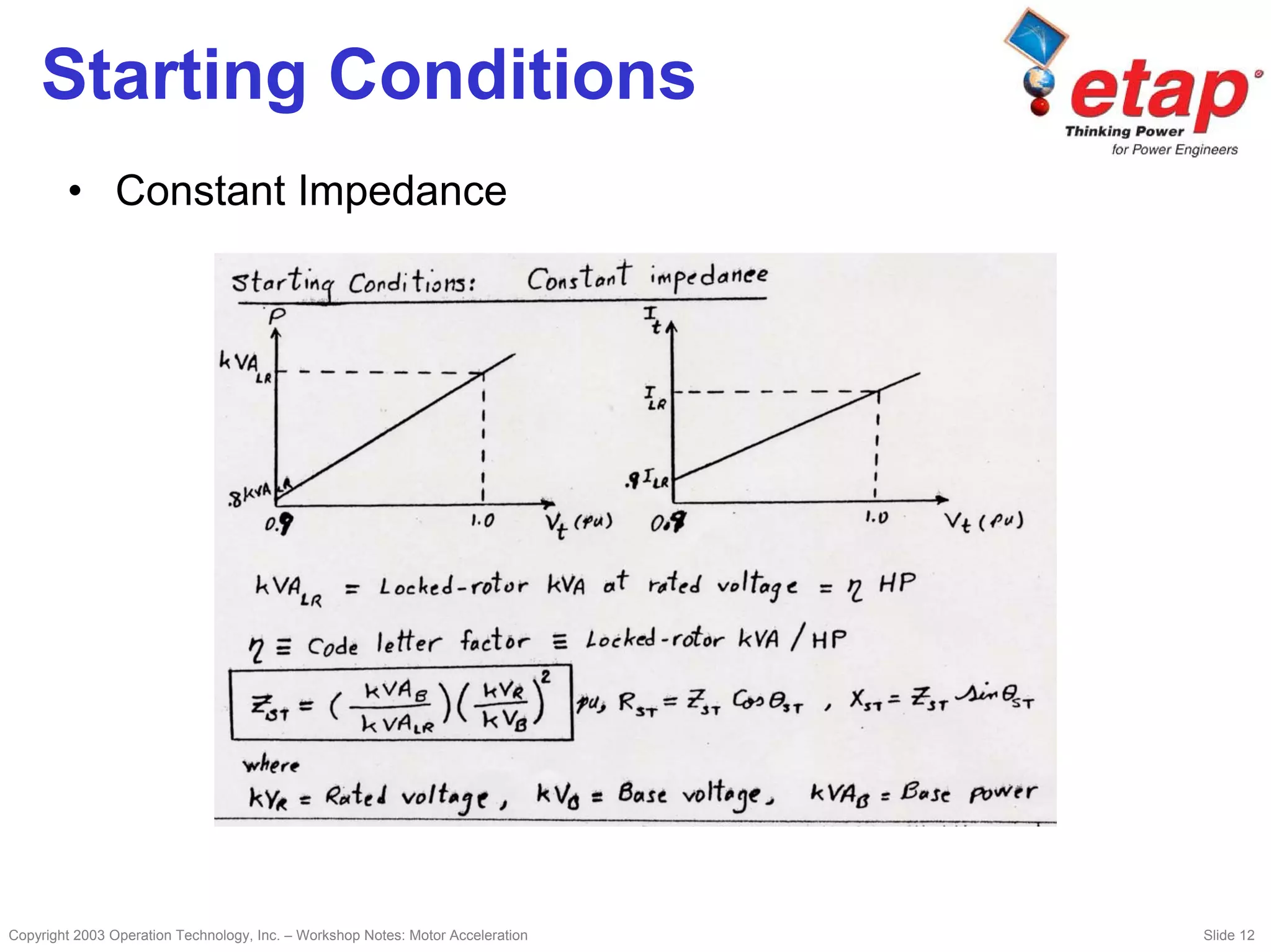 ETAP - 09 motor acceleration | PDF