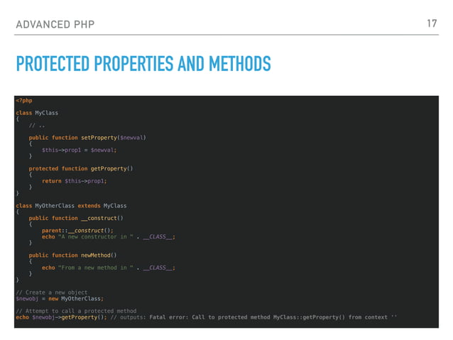 09 Object Oriented Programming in PHP #burningkeyboards | PPT