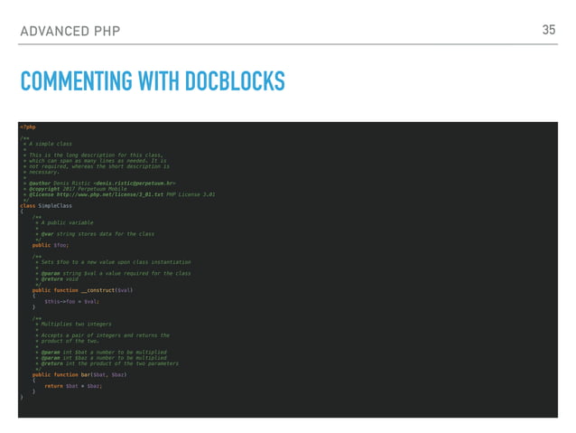 09 Object Oriented Programming in PHP #burningkeyboards | PDF ...