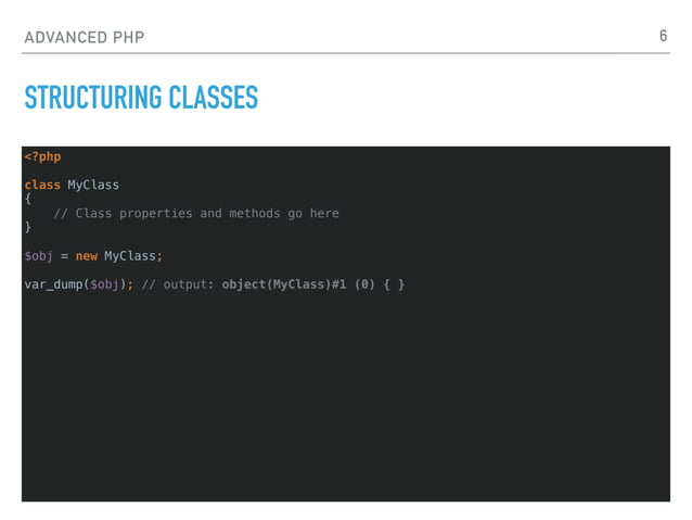 09 Object Oriented Programming in PHP #burningkeyboards | PPT