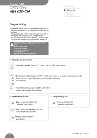 09. operating instruction c20 c30 | PDF