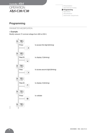 09. operating instruction c20 c30 | PDF