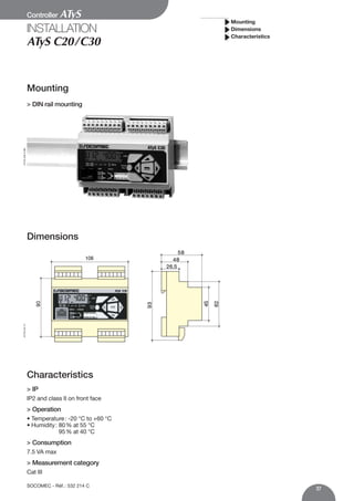 09. operating instruction c20 c30 | PDF