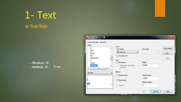 Intro to AutoCAD 2016 2D | 09 - panels (annotation) | PPTX | Strategy ...