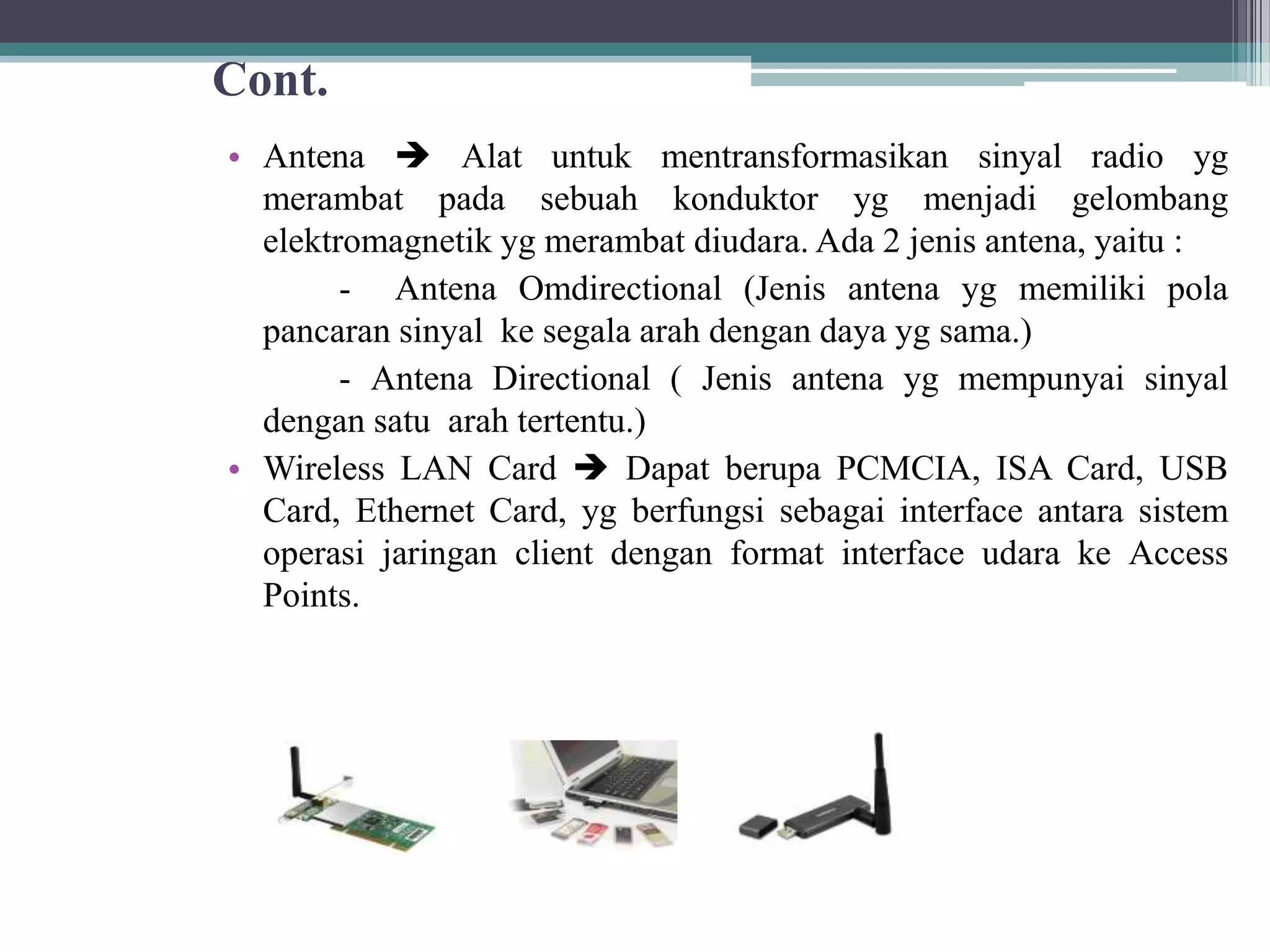 Pengantar jaringan wireless | PPT