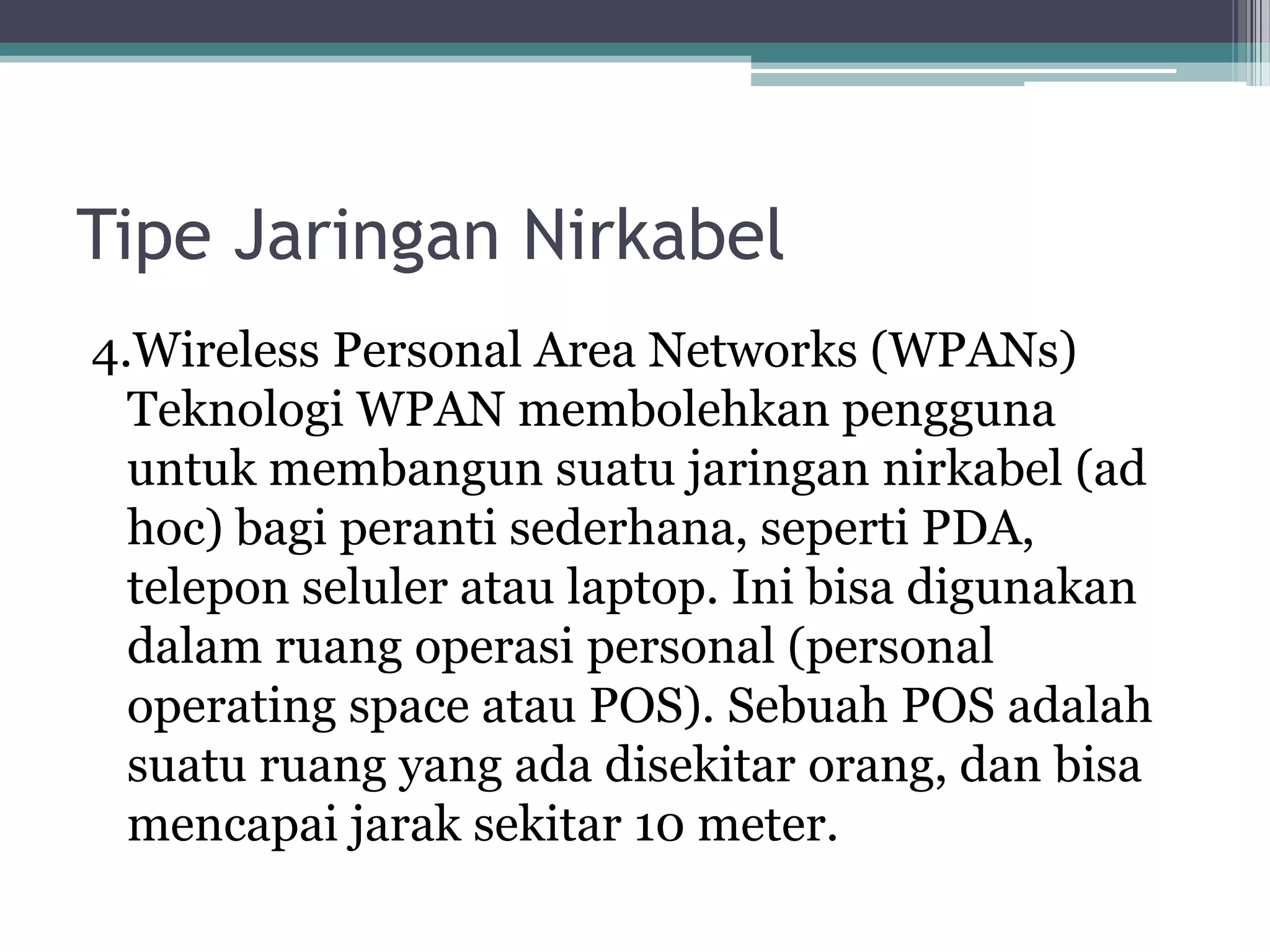 Pengantar jaringan wireless | PPT