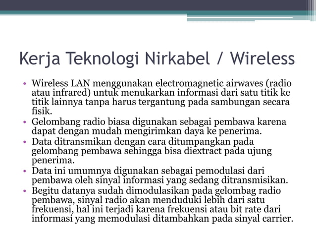 Pengantar jaringan wireless | PPT