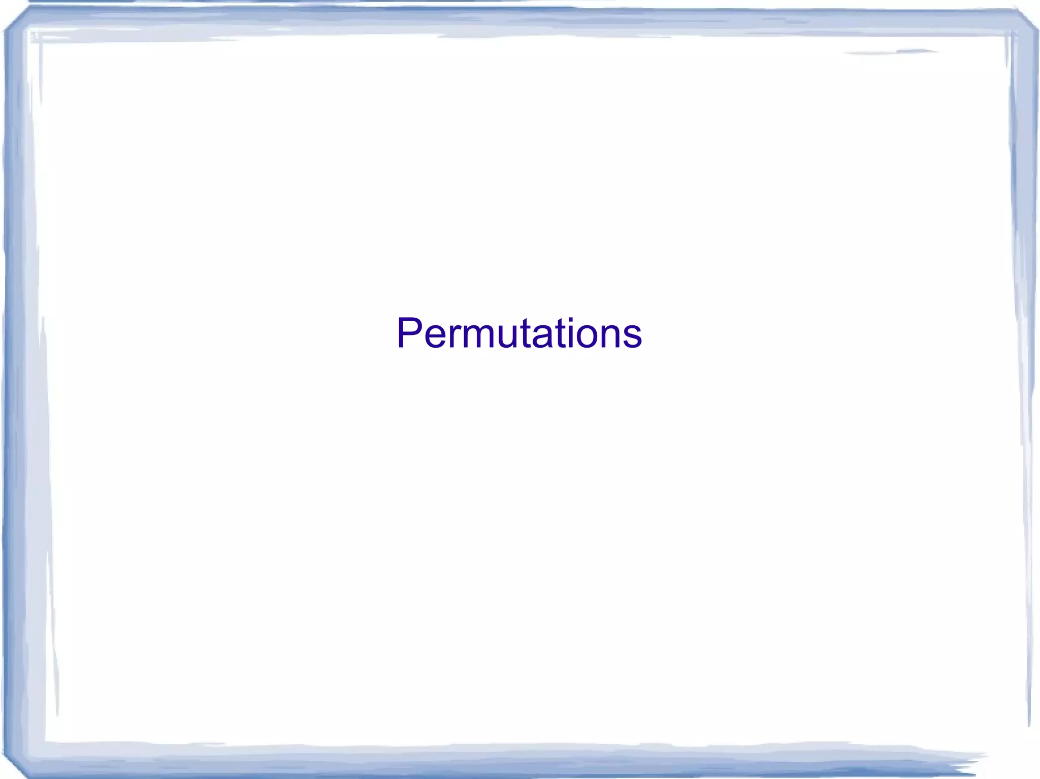 09 permutations | PPT