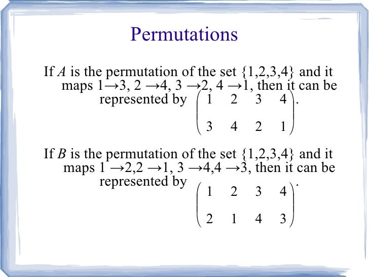 09 permutations