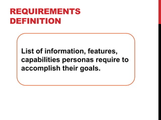 09 personas task analysis | PPTX