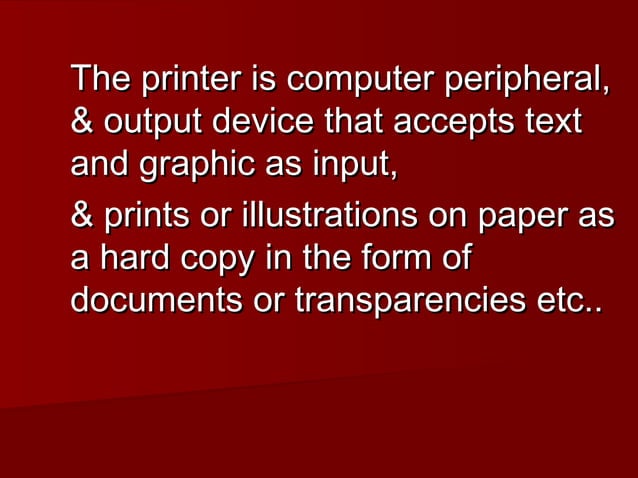 09 printers | PPT