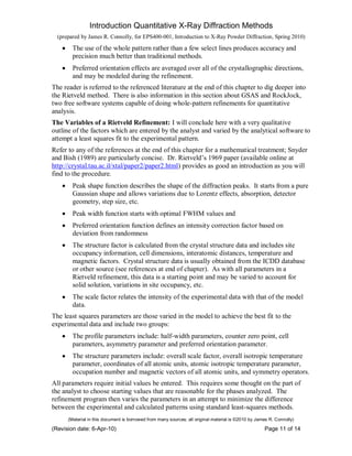 Introduction Quantitative X-Ray Diffraction Methods | PDF