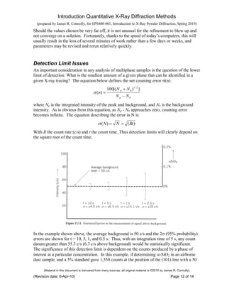 Introduction Quantitative X-Ray Diffraction Methods | PDF