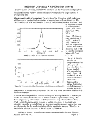 Introduction Quantitative X-Ray Diffraction Methods | PDF