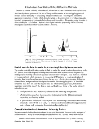 Introduction Quantitative X-Ray Diffraction Methods | PDF