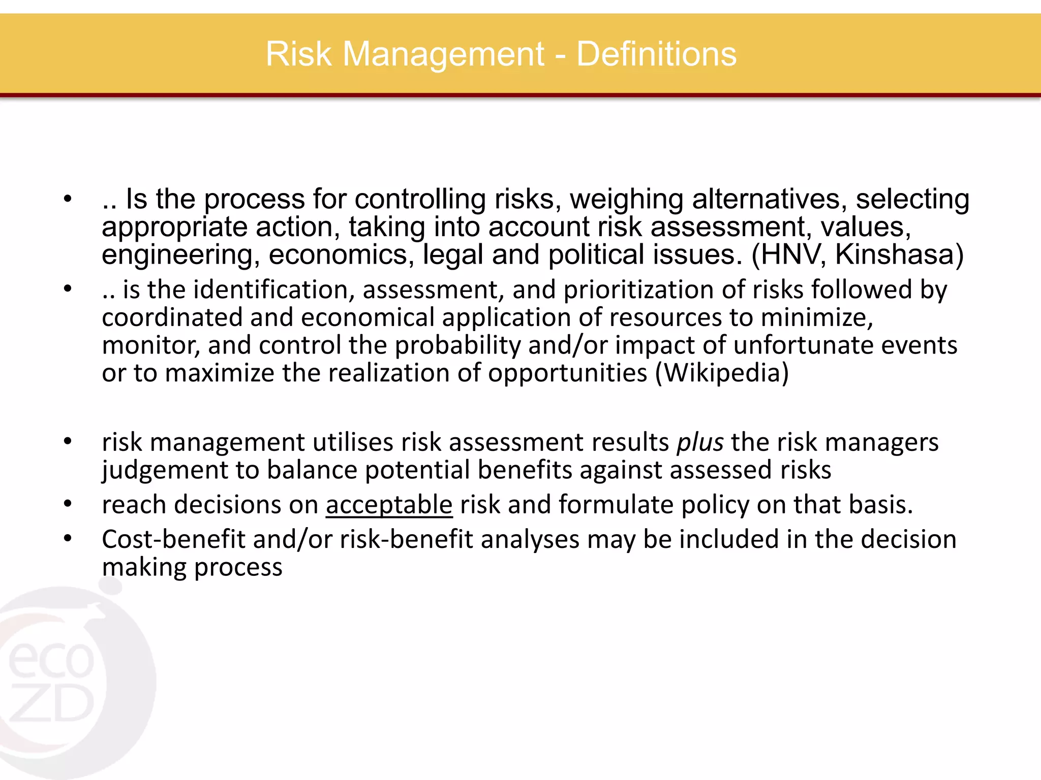 Risk management: Part 1 | PDF