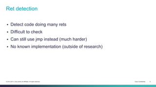 09 - ROP countermeasures, can we fix this? | PPTX