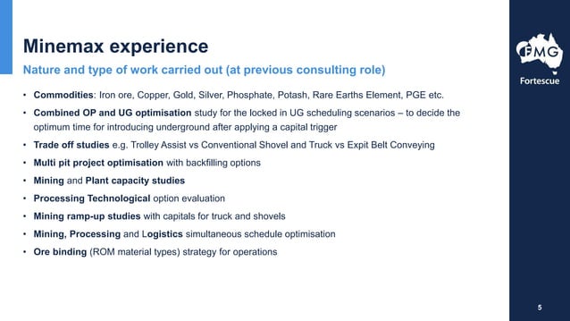 9. Santhosh Mulky, Fortescue Metals - A Powerful Tool to Unlock ...