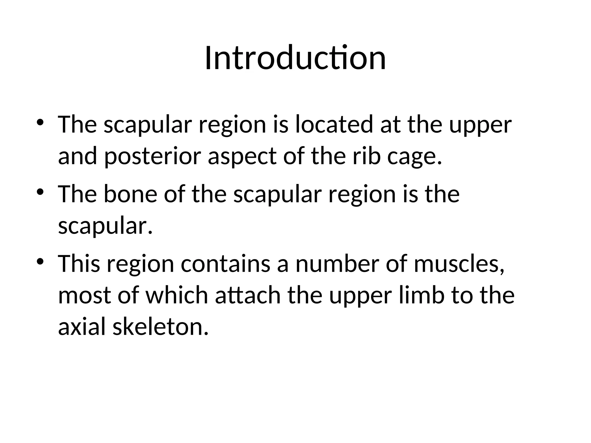 09 - SCAPULAR REGION anatomy. Detailed anatomy | PPT