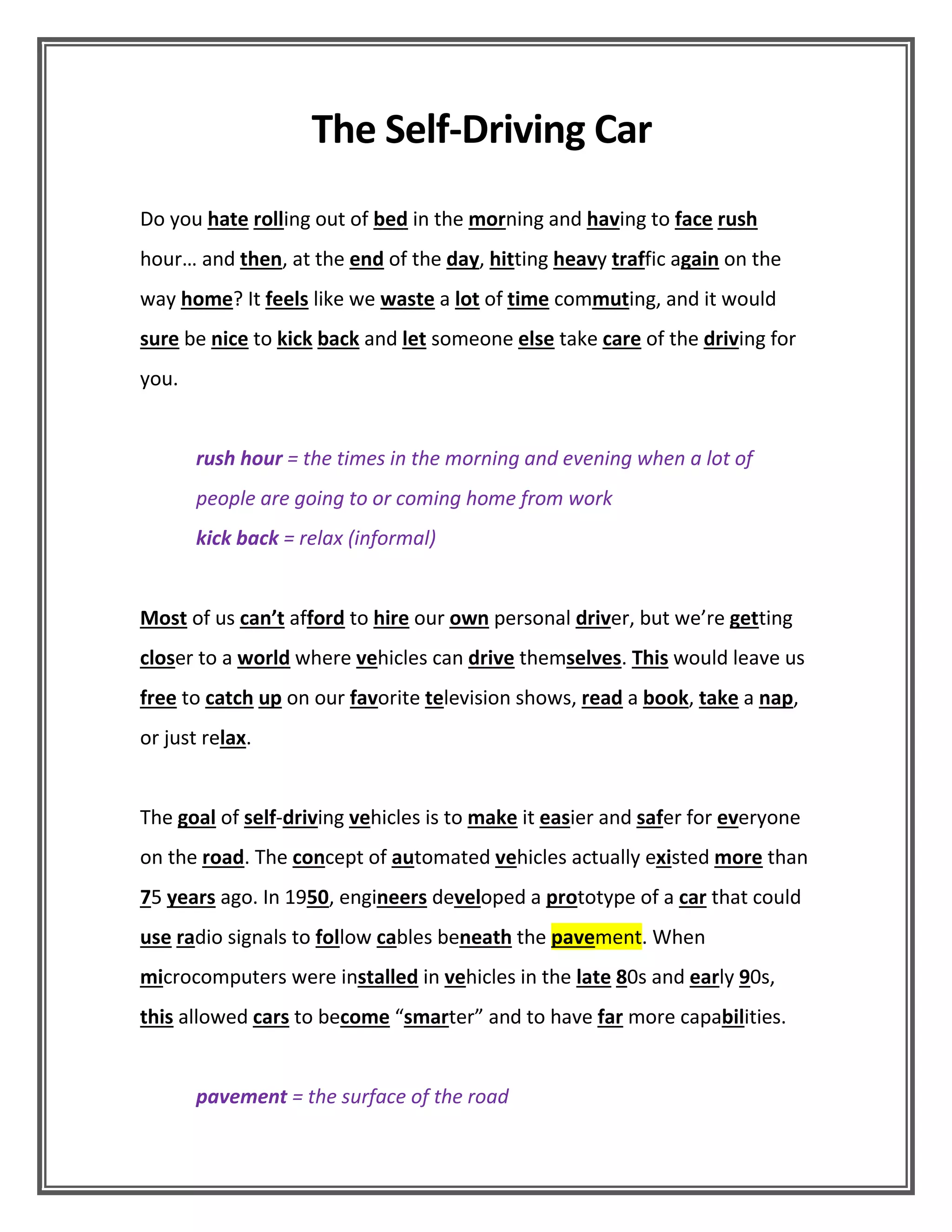 09 self-driving car | PDF